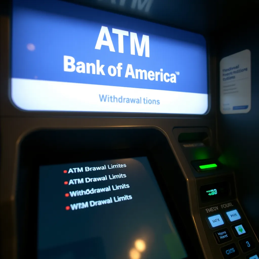 Understanding Bank of America ATM Withdrawal Limits
