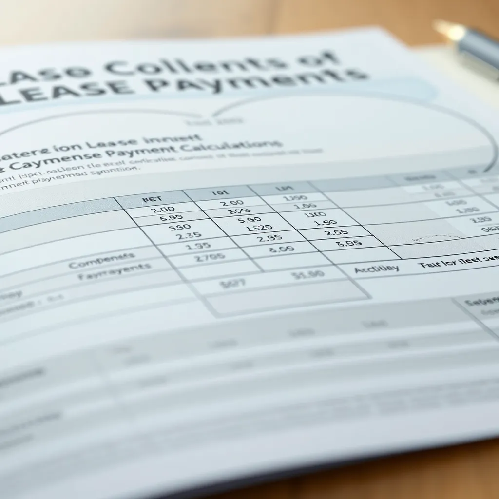 Mastering Lease Payment Calculations: A Guide