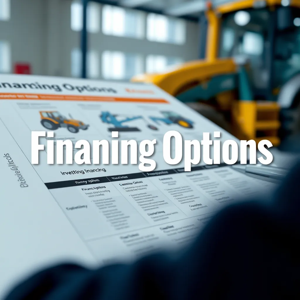Comprehensive Guide to Machinery Financing Options